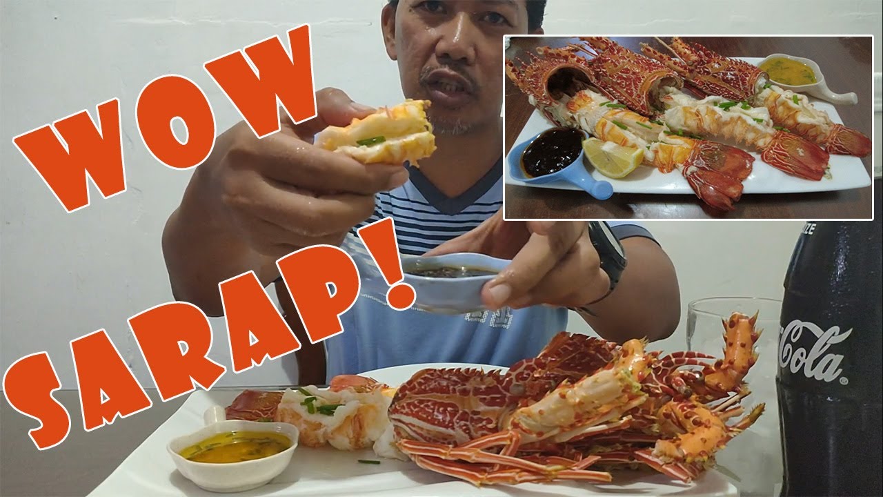 Lobster Mukbang Eating Delicious Seafood Banagan Sarap nito mga Tropa ...