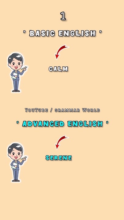 Master 7 essential basic and Advance words to Enhance your English ...