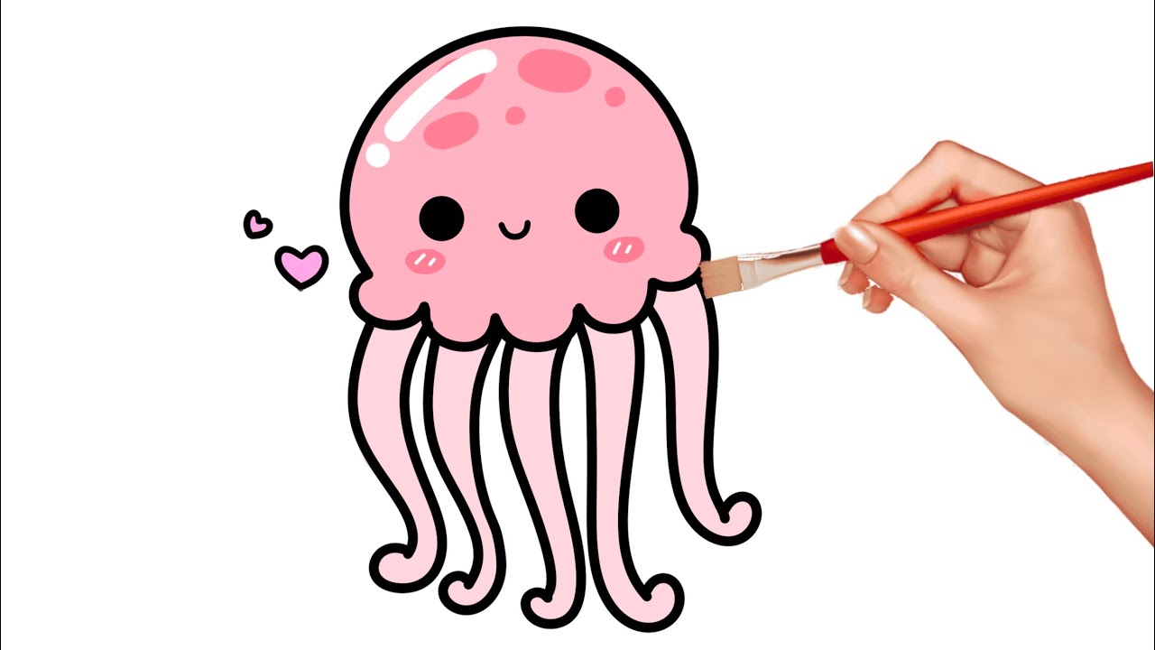 How To Draw Cute Octopus 🐙 Step-by-Step Tutorial For Kids - YouTube