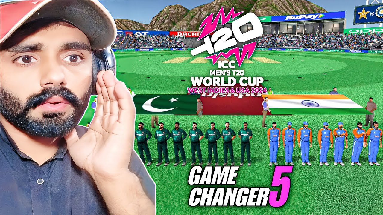 T20 WORLD CUP 24 IS READY😎 GAME CHANGER 5 | PAKISTAN VS INDIA🥵 GAMEPLAY ...