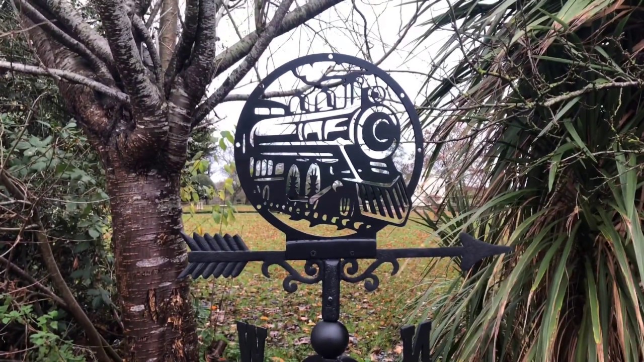 Steam Train Weathervane - YouTube