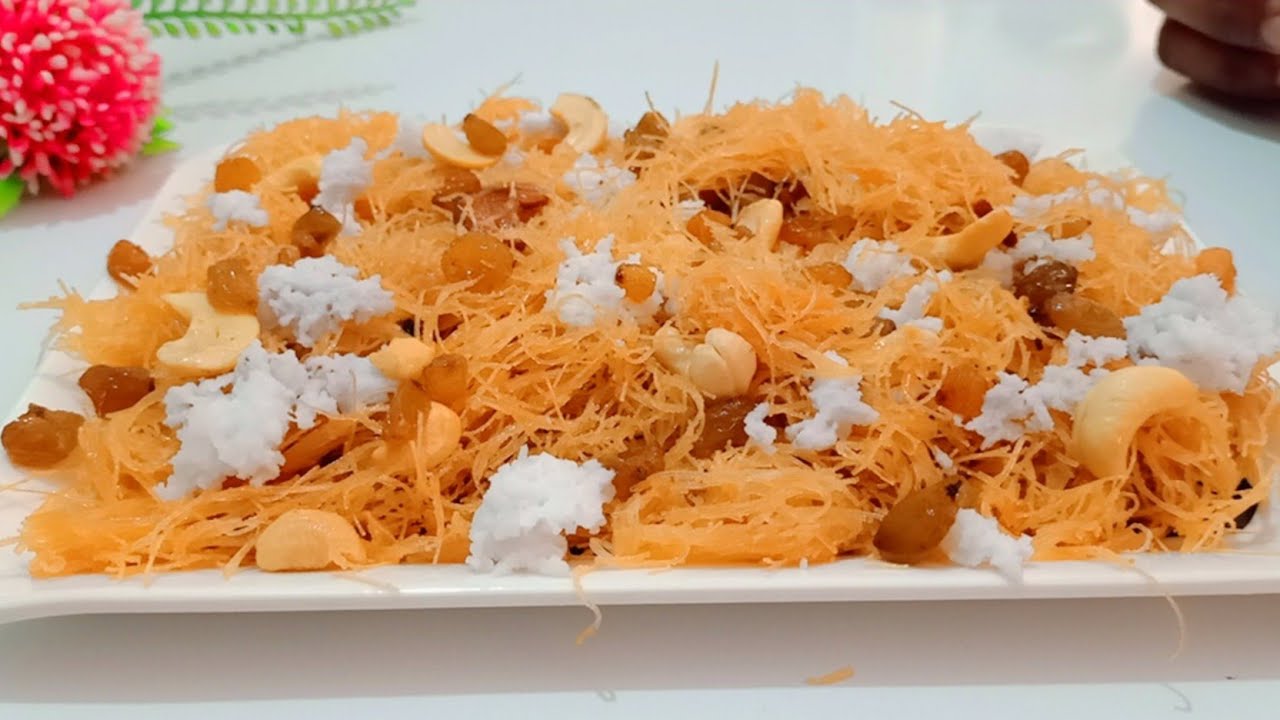 ঝরঝরে জর্দা সেমাই | শুকনা/ভাজা সেমাই | Jorda Shemai | Vermicelli Vuna ...