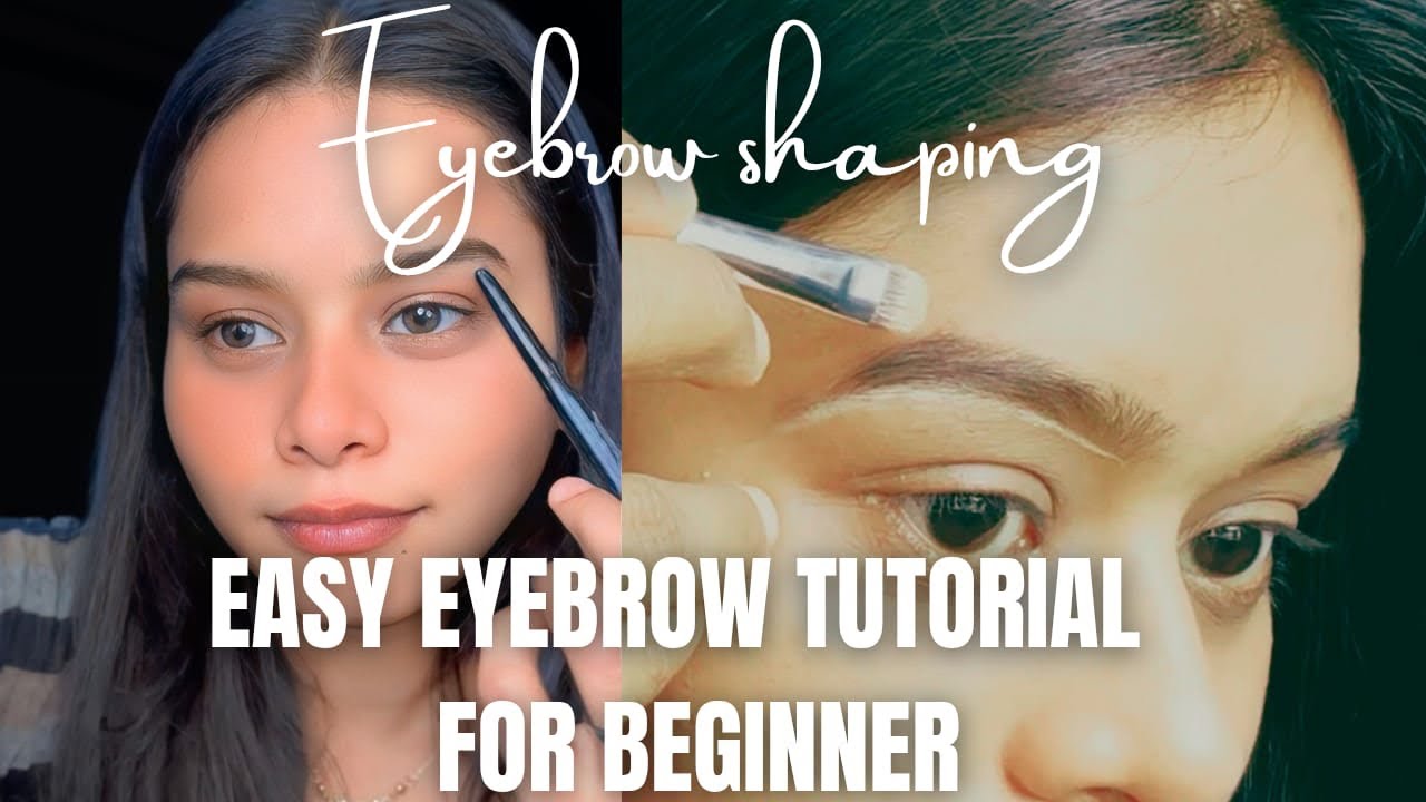 Easy eyebrows tutorial for beginner | easy tutorial #eyebrowtutorial # ...