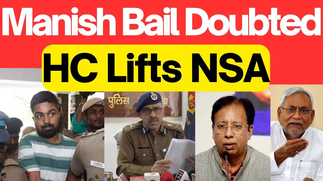 Manish Bail Doubted "HC Lifts NSA " #lawchakra #supremecourt #analysis ...