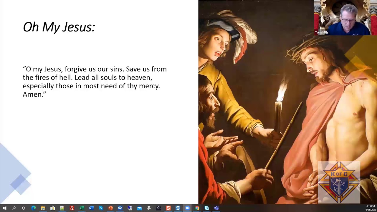 The Knights of Columbus Rosary for Friday, June 26th, 2020 - YouTube