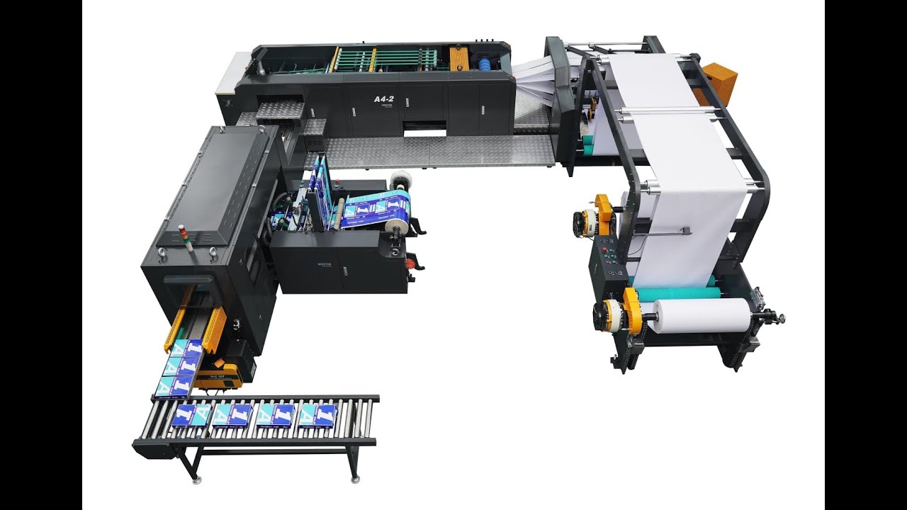 DCP-A4-2 A4 Copy Paper Automatic Cutting and Ream Wrapping Machine ...