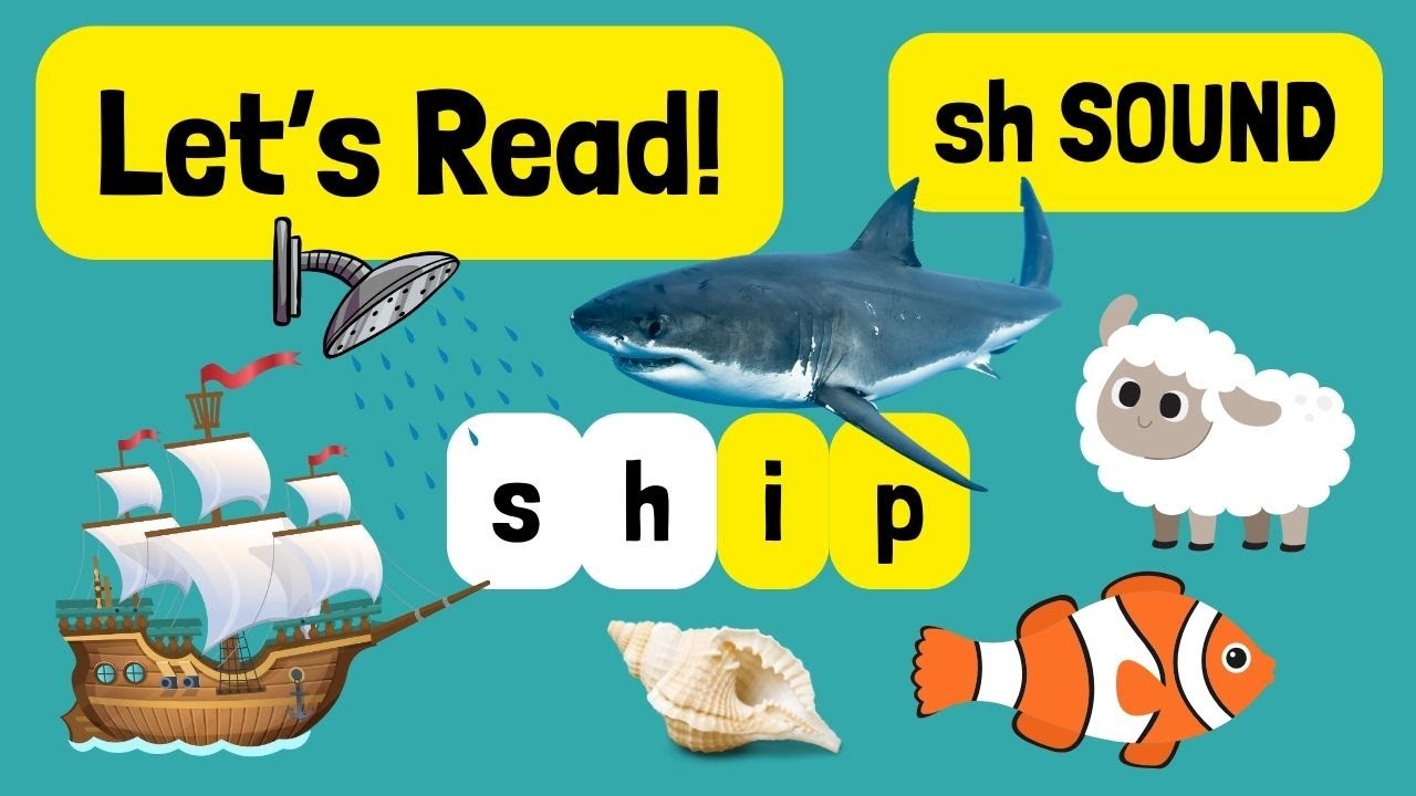 sh Words | Reading Practice For Kids | Blending For Beginner Readers ...