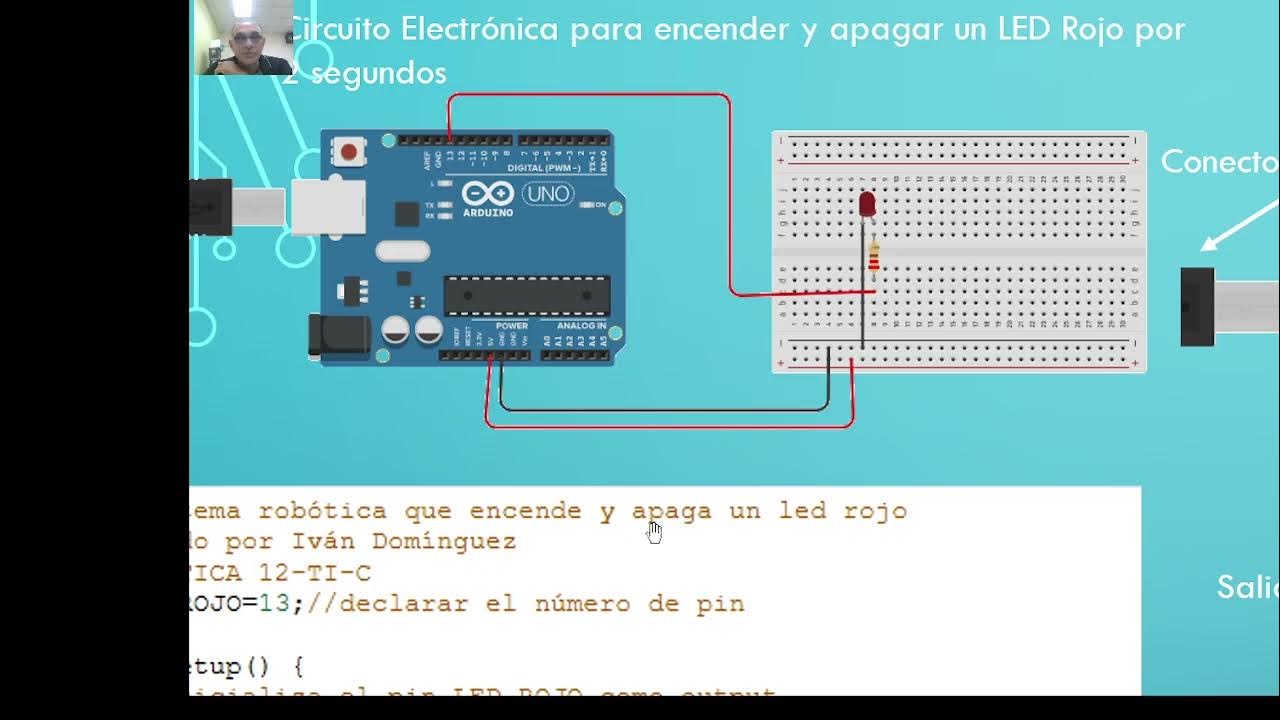 Encender apagar led con Arduino - YouTube