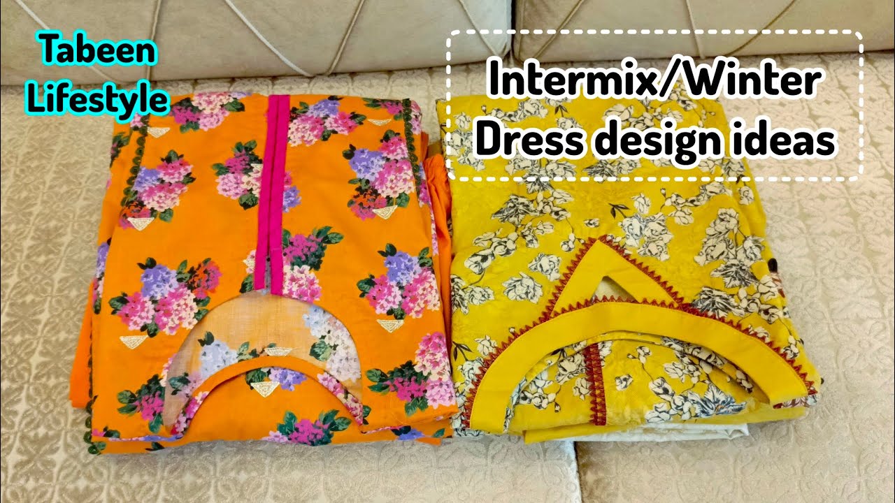 Winter and Cambric dress design ideas 2023 by Tabeen lifestyle - YouTube