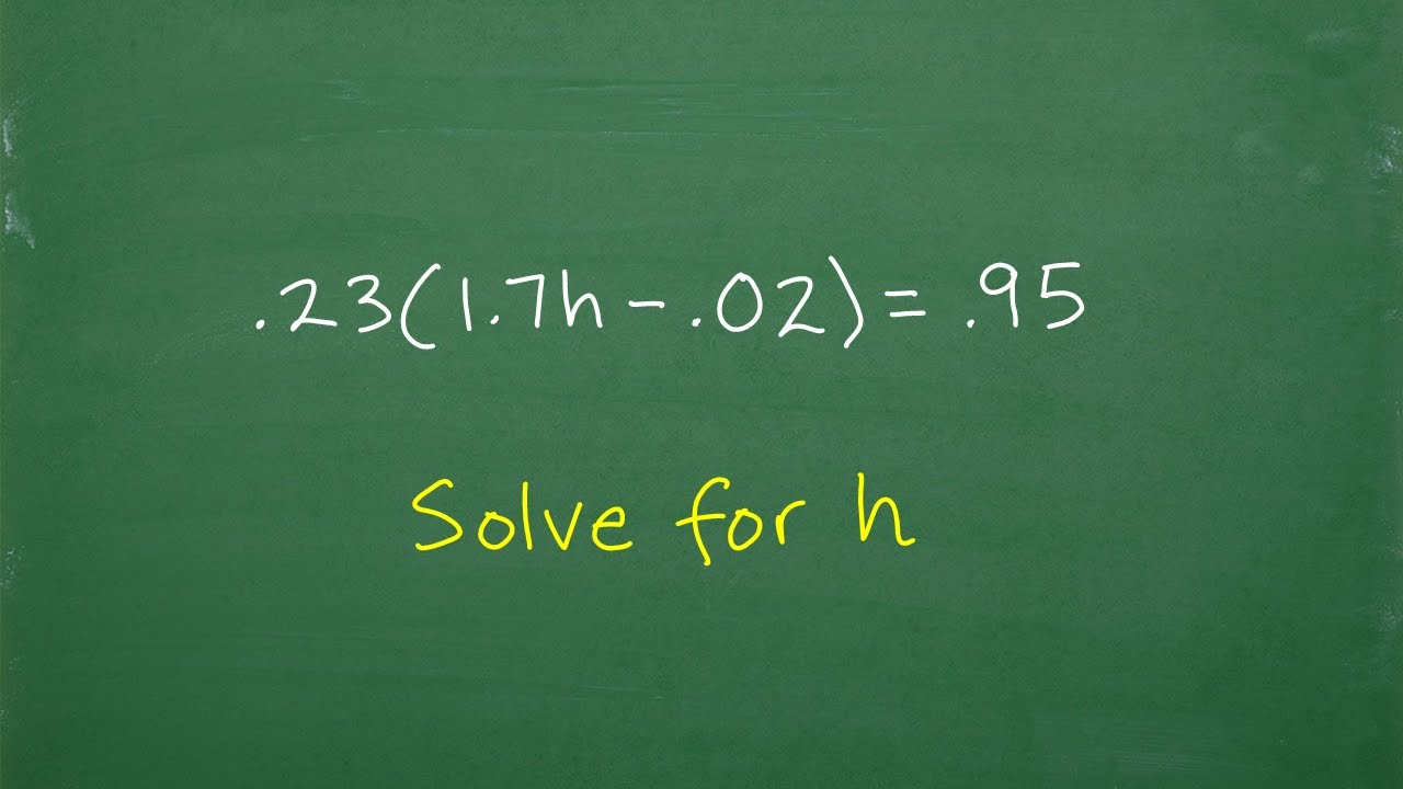 Let’s solve the decimal equation step-by-step… - YouTube