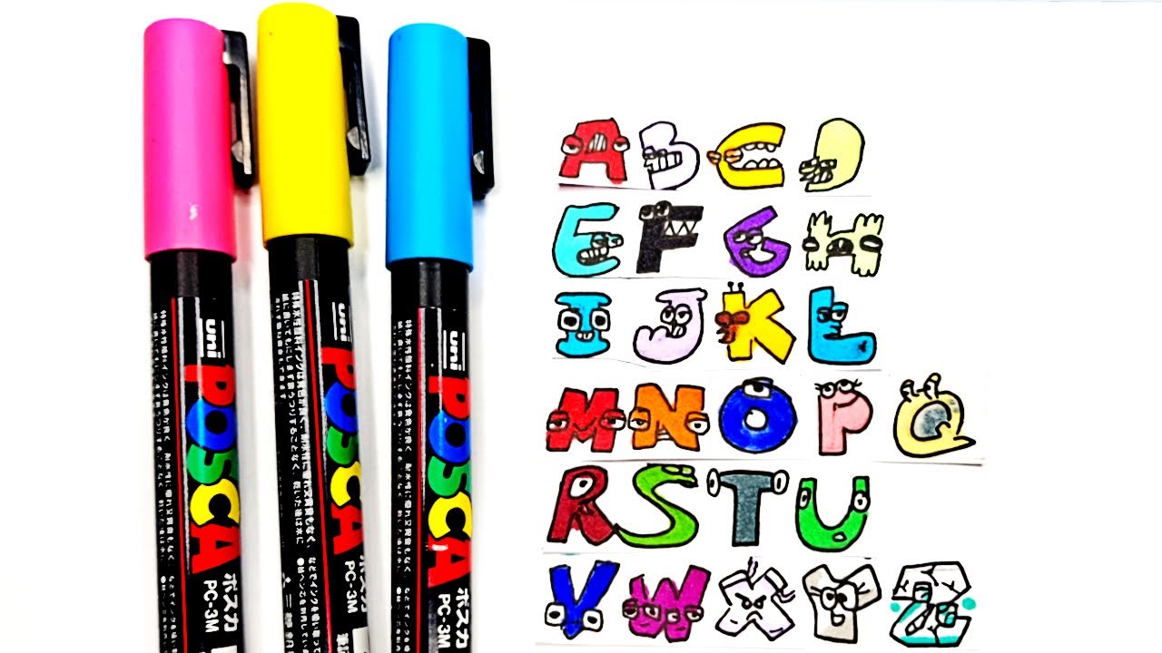 I Draw The Smallest ALPHABET LORE in the world | All Lettters (A-Z ...