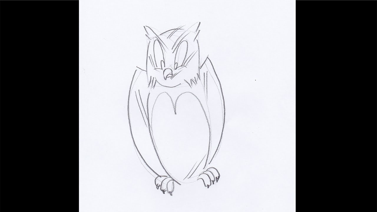 How To Draw an Owl - YouTube