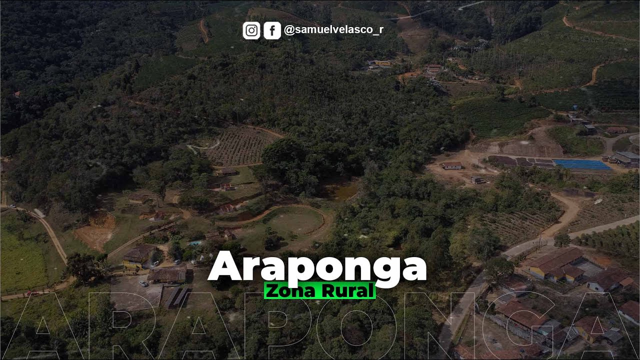 Araponga - Minas Gerais - Zona Rural | DRONE FULL HD - YouTube