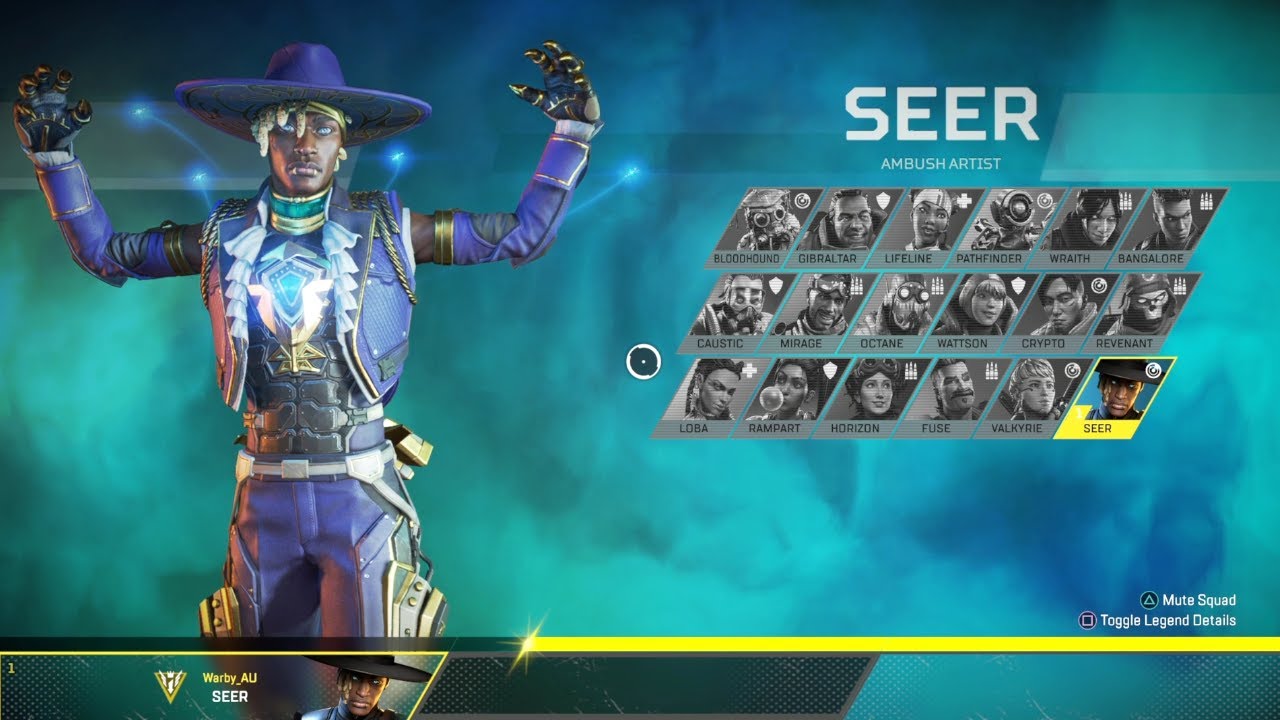 NEW Seer Character Select Intro Animation | Apex Legends - YouTube