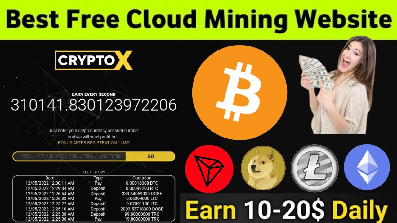 Brand New Cloud Mining Website | New Free Bitcoin Mining website | best ...