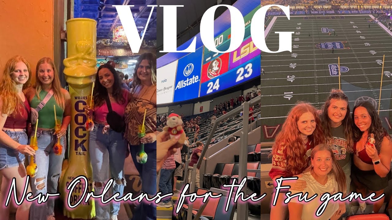 DAYS IN MY LIFE VLOG | going to New Orleans for the fsu game with my ...