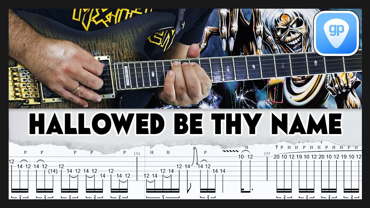 Iron Maiden | Hallowed be thy Name | TAB | Guitar Cover | Lesson - YouTube