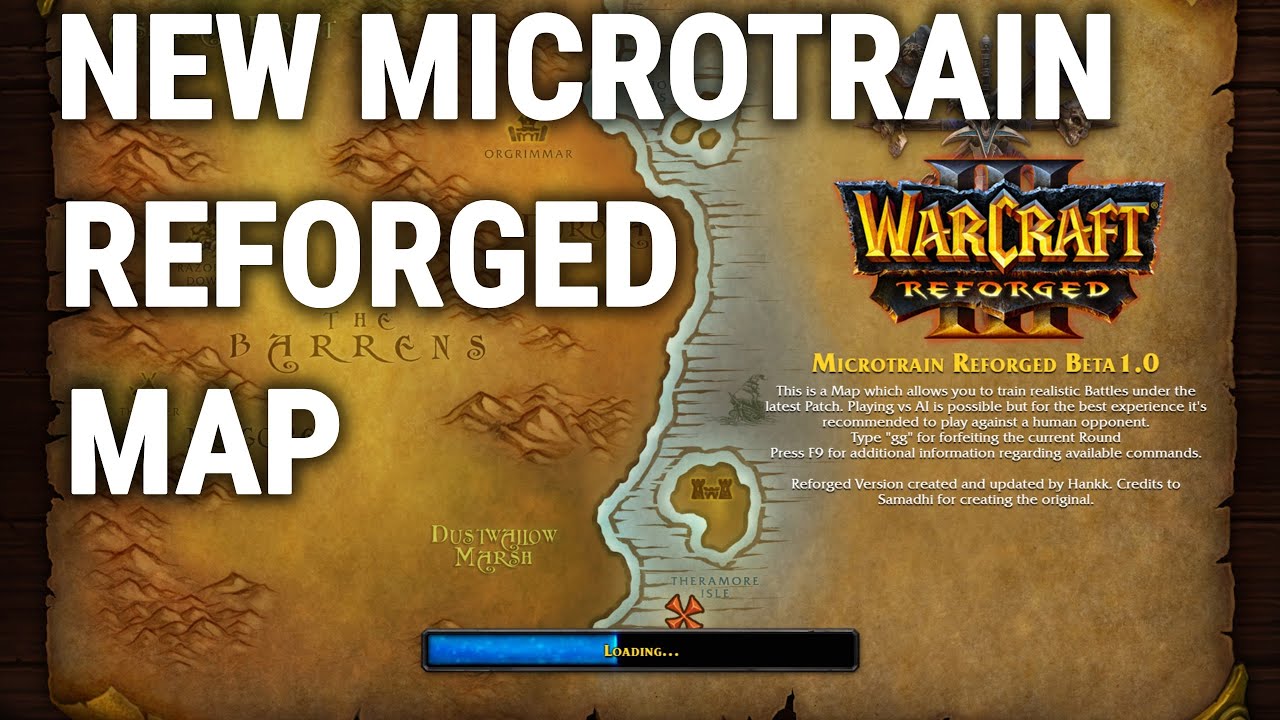 Microtrain Reforged | Warcraft III | WC3 | Custom Map | Game | Hero ...