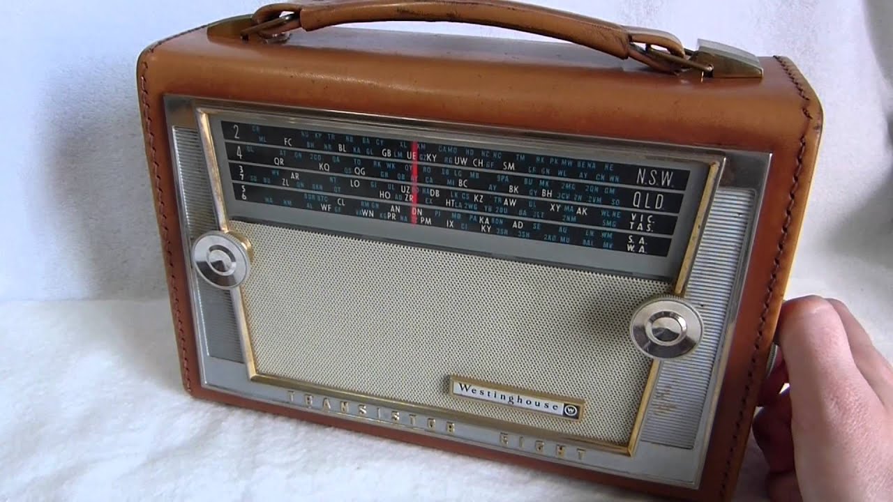 1961 Australian Westinghouse W812P Transistor radio (made by AWA) - YouTube