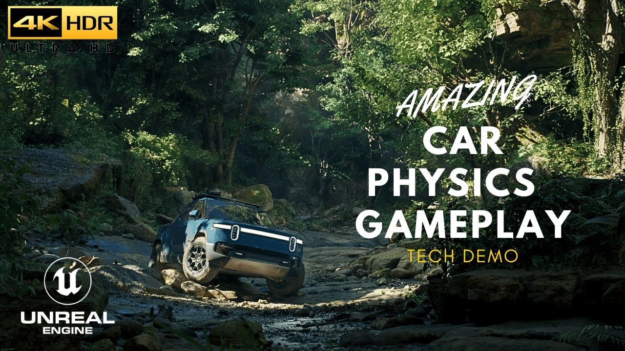 Unreal Engine 5: Thrilling Car physics Experience TECH DEMO 4K HDR 60 ...