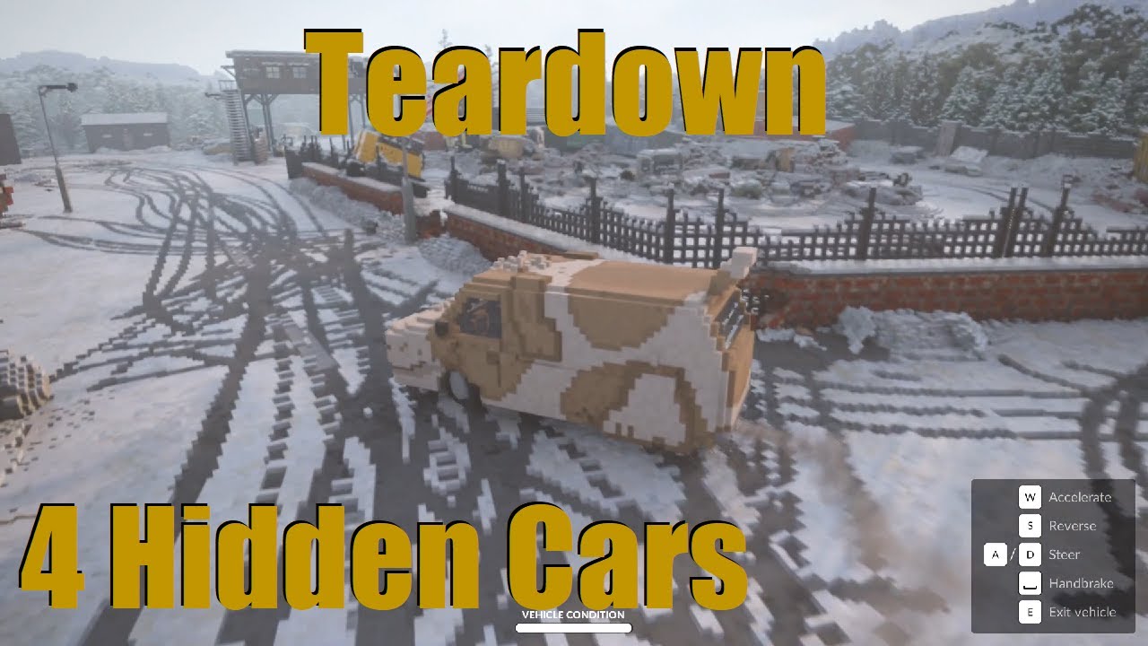 Teardown Folkrace Where To Find All 4 Secret Cars - YouTube