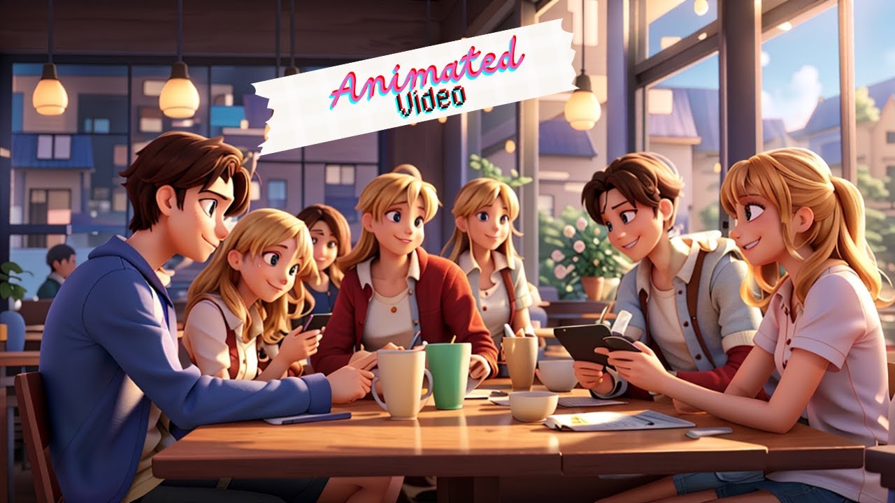 The story of six friends || Ai cartoons || unique creations || Stories ...
