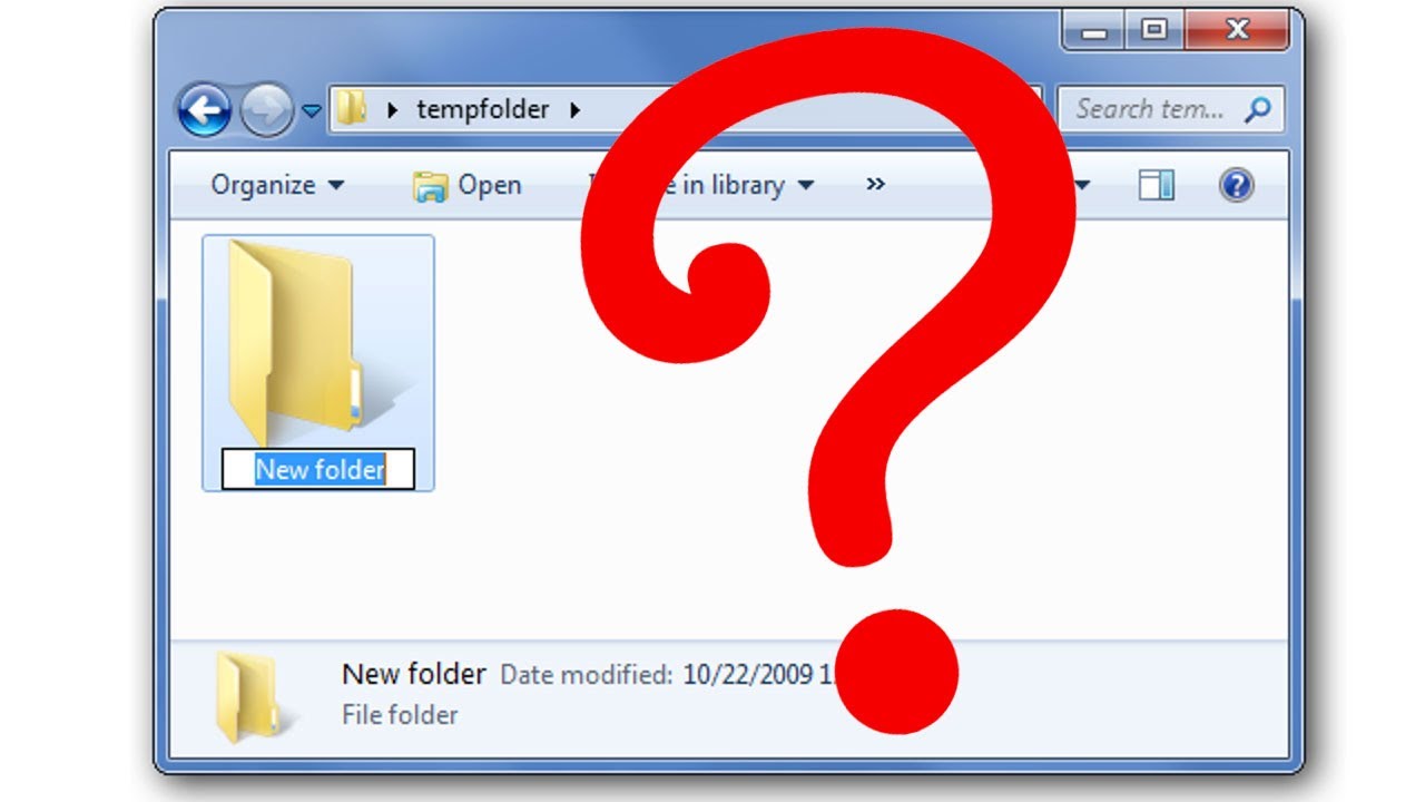 How to Create New Folder in Computer ? - YouTube
