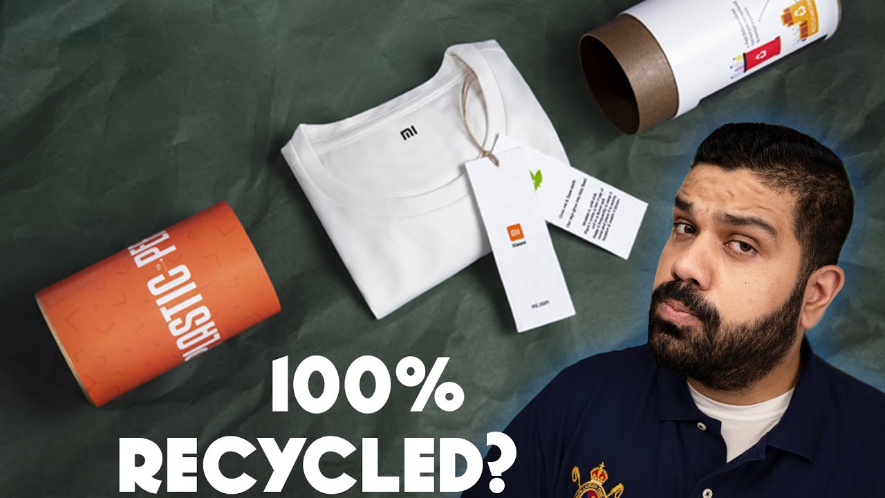 Tshirt Made From Plastic Bottles ? Xiaomi Eco Active T-shirt - YouTube