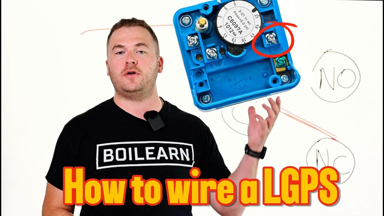 How to Wire a Low Gas Pressure Switch on a Boiler - YouTube
