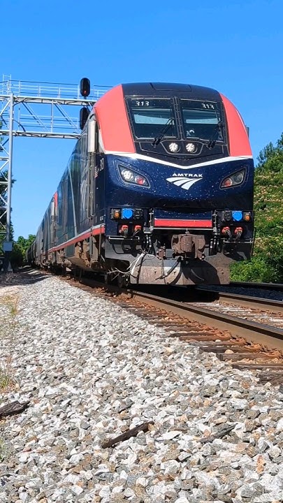 Amtrak Silver Star train P092 departs Cary NC at Fetner (North) 6/8/2024 - YouTube