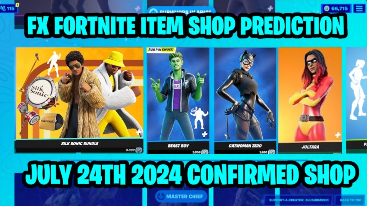 July 24th 2024 Fortnite Item Shop CONFIRMED / Fortnite Early Item Shop ...