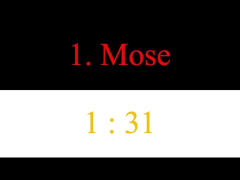 1. Mose 1:31 - YouTube