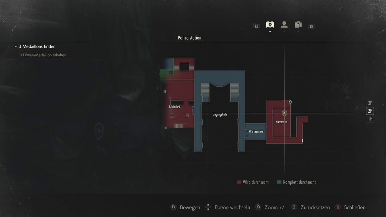 Resident Evil 2 - Weapon Locker Key Card Room ,gameplay (xbox one ...