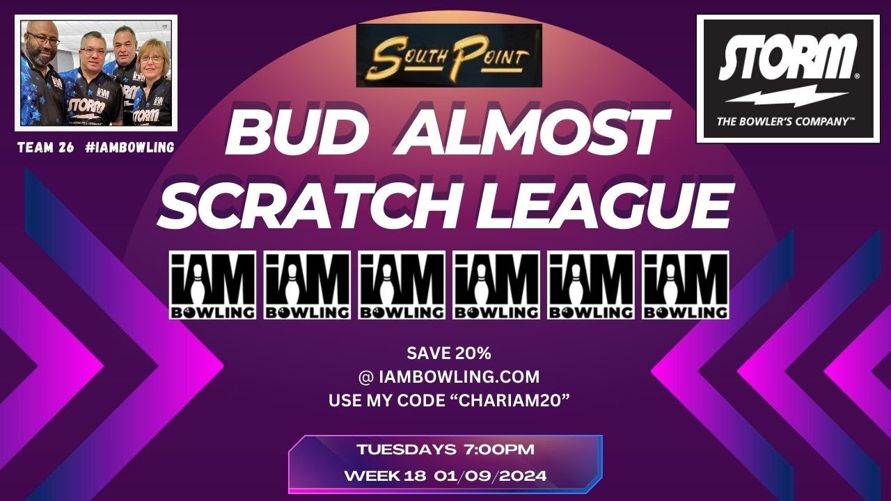 Bud Almost Scratch League - Week 18 - New quarter starts tonight LETS ...