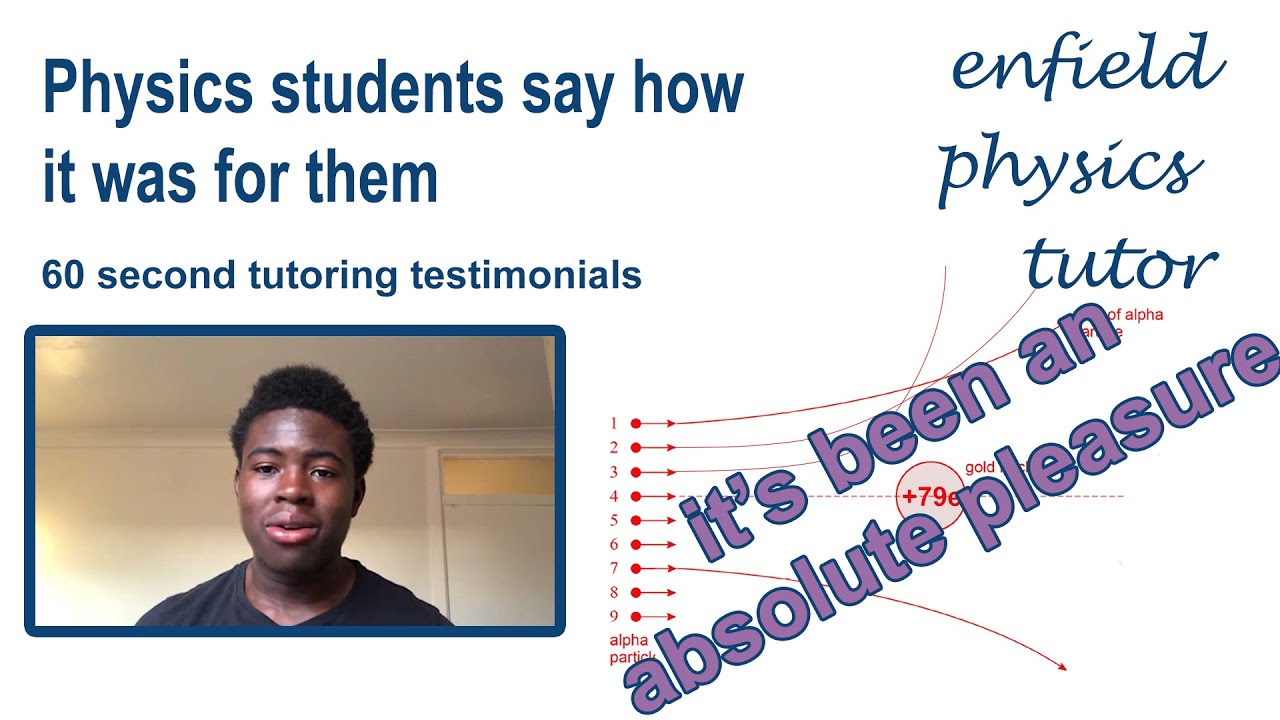 Tosin tells how Edward at Enfield Physics Tutor helped - YouTube