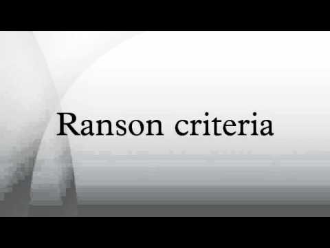Ranson criteria - YouTube