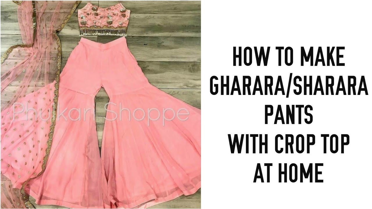 DIY : Gharara/Sharara Cutting and Stitching || Gharara EASY making ...