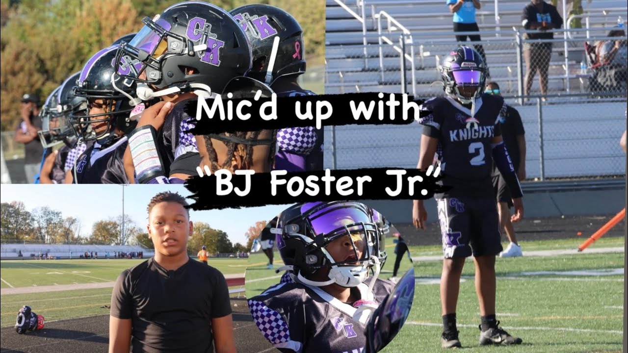 Mic’d up: BJ Foster Jr (ATH) - Columbia Knights 10u #micdup # ...