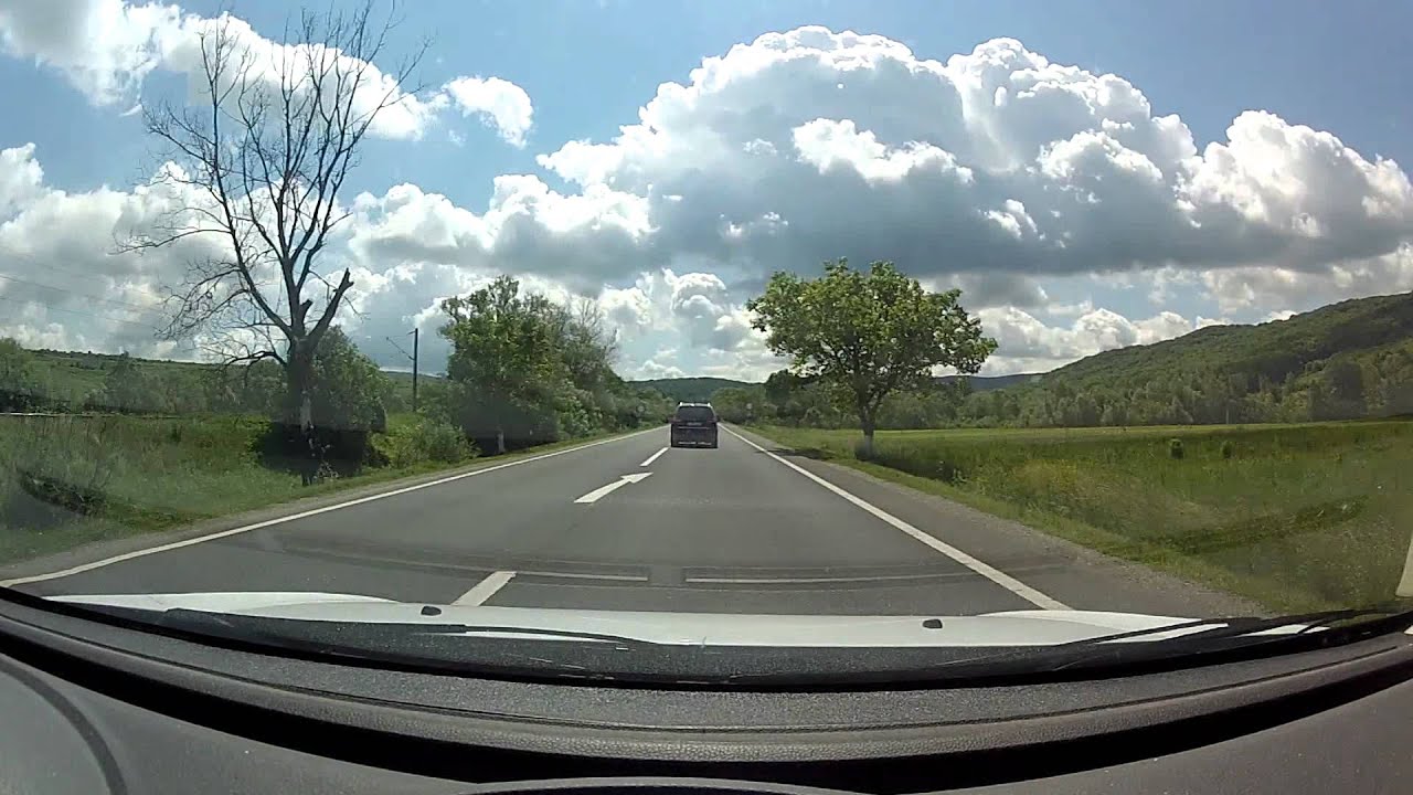 Driving E60 road from Targu-Mures to Brasov, Romania, June 2nd, 2012 ...