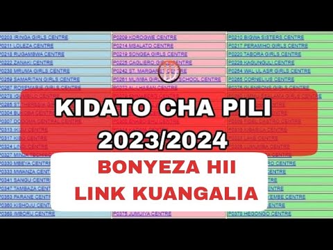 #BREAKING: Matokeo Ya KIDATO CHA PILI 2023 TAZAMA HAPA - NECTA Form Two ...