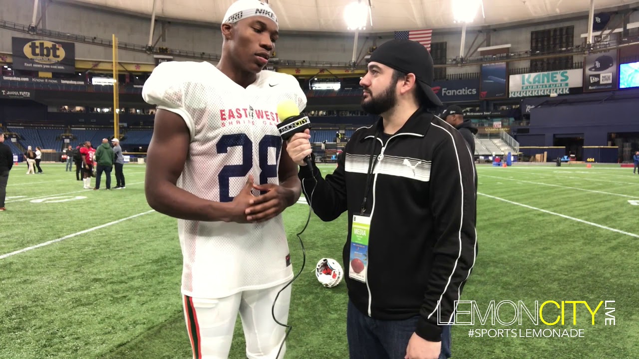 East West Shrine Game | Miami Hurricanes | Cornerback Michael Jackson ...