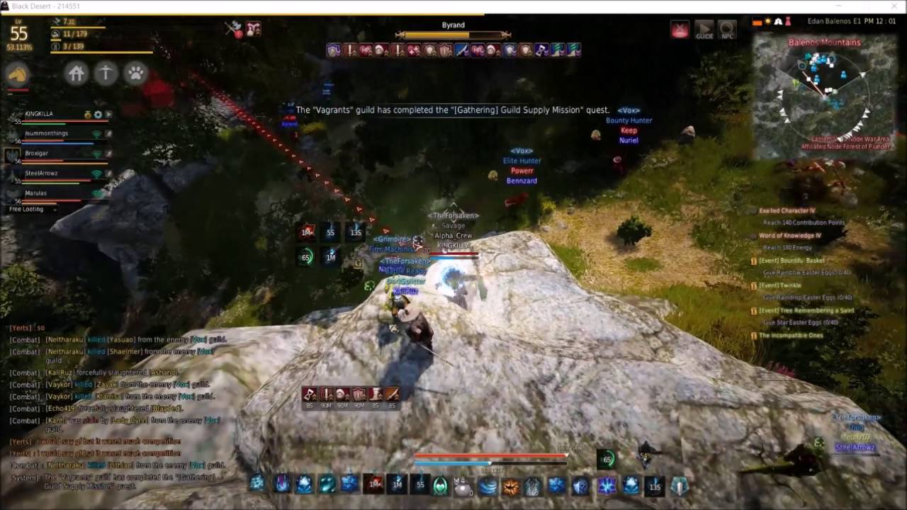 BDO NODE WAR FORSAKEN VS VOX - YouTube