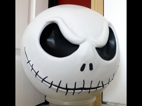 Jack Skellington Mask Paper Mache