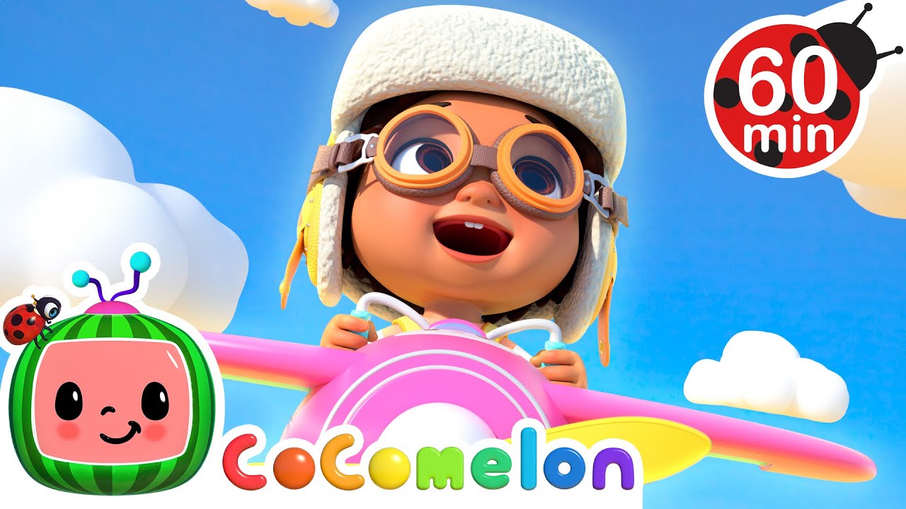 Fly High! Airplane Song 🛩️| CoComelon Kids Songs & Nursery Rhymes - YouTube