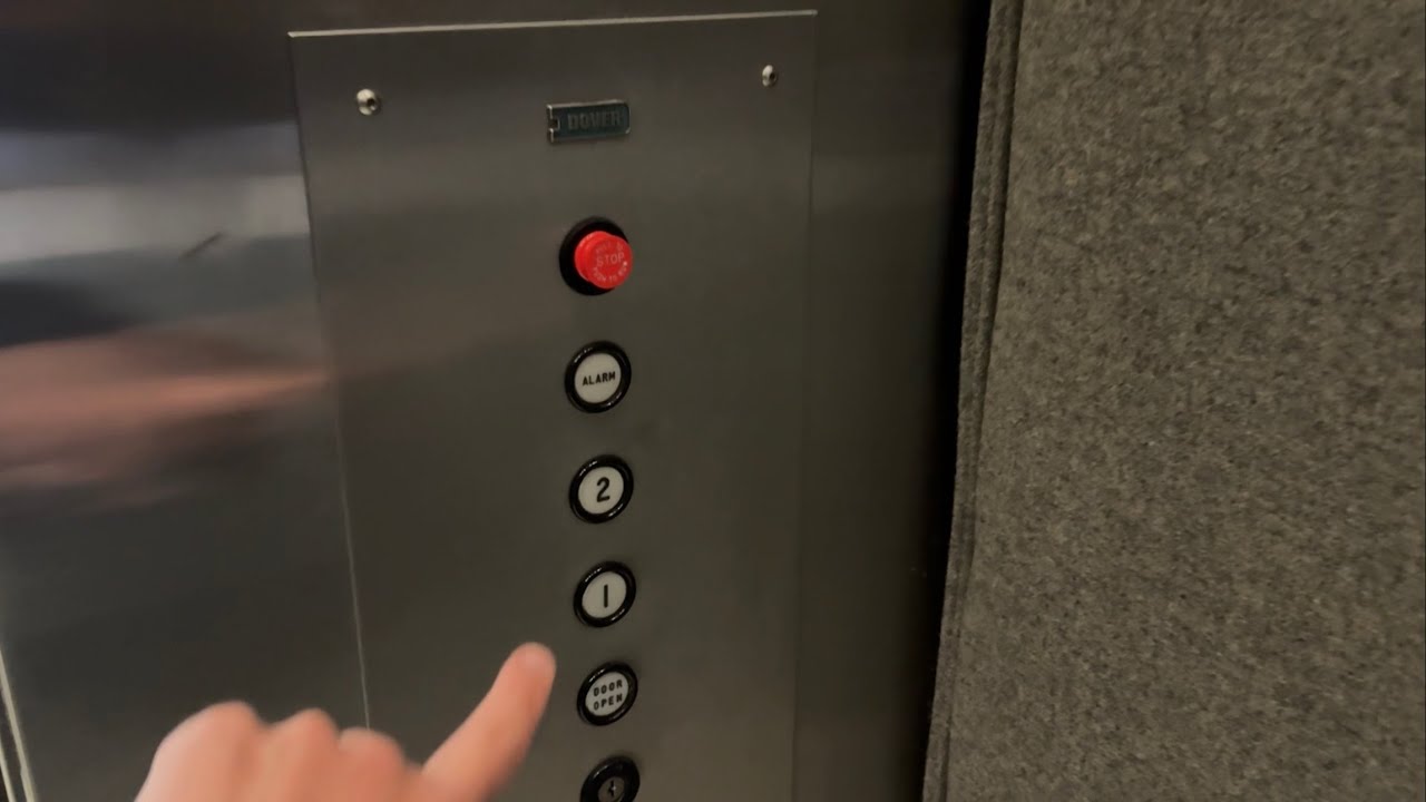 Fantastic Motor! Old Dover Traditional Hydraulic Elevator at 14825 St. Mary’s in Houston, TX ...