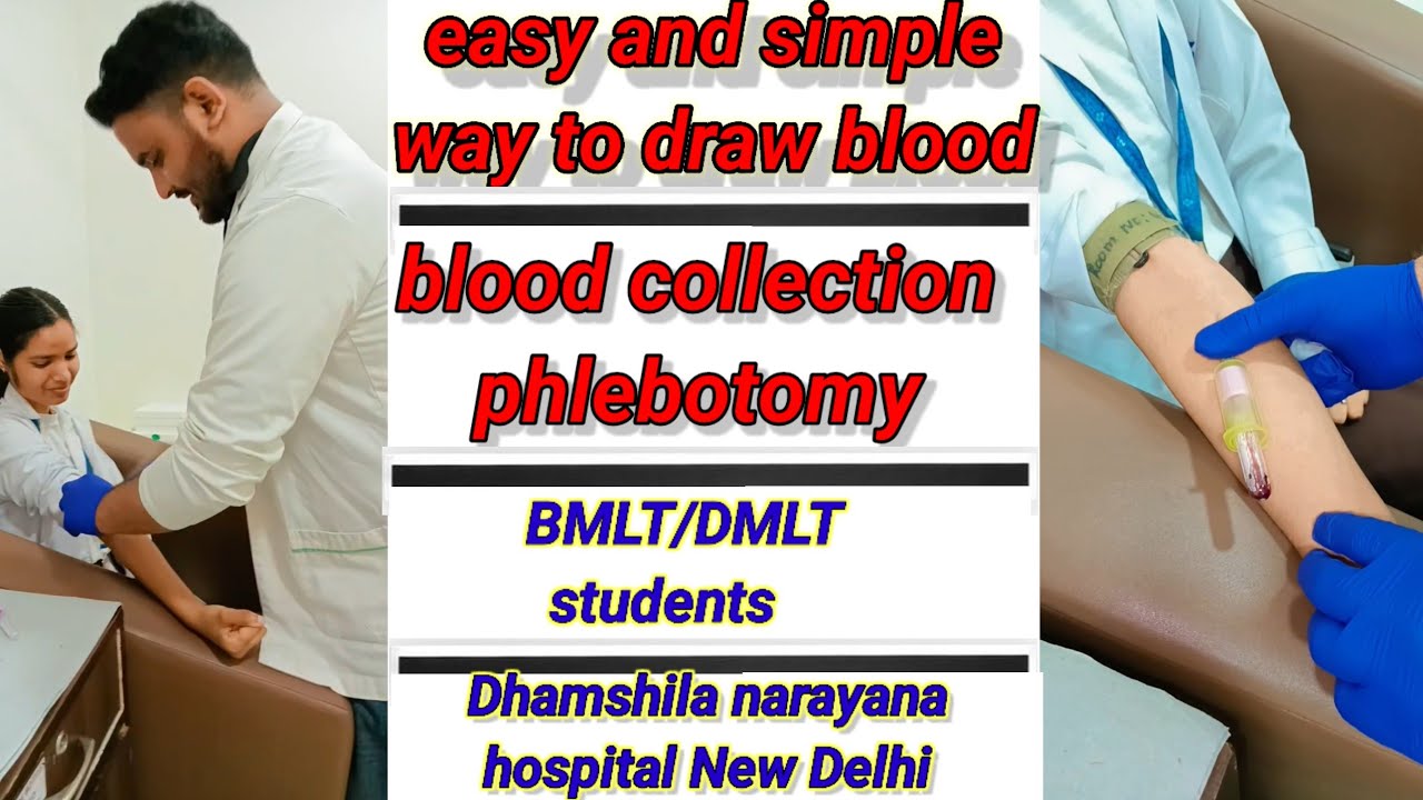 blood collection method/ phlebotomy/ blood draw krne ka sahi tarika ...
