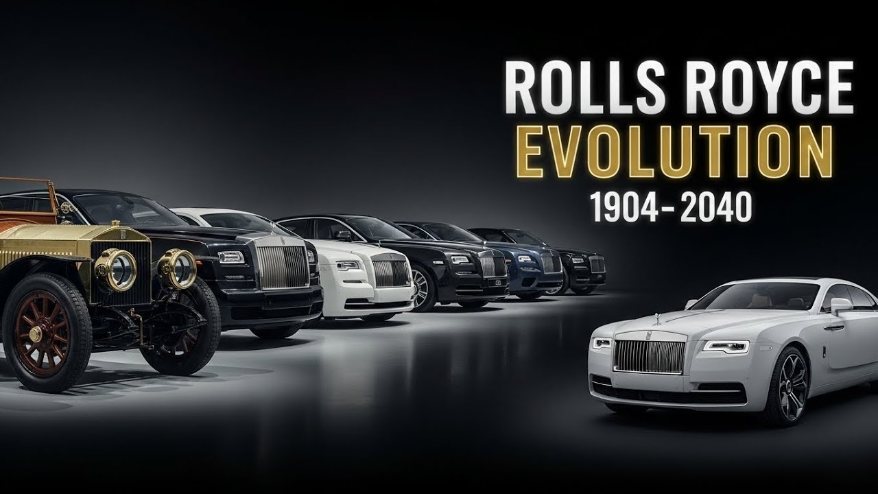 Rolls-Royce Ghost 1904-2040 | Front & Side Profile Design Evolution ...