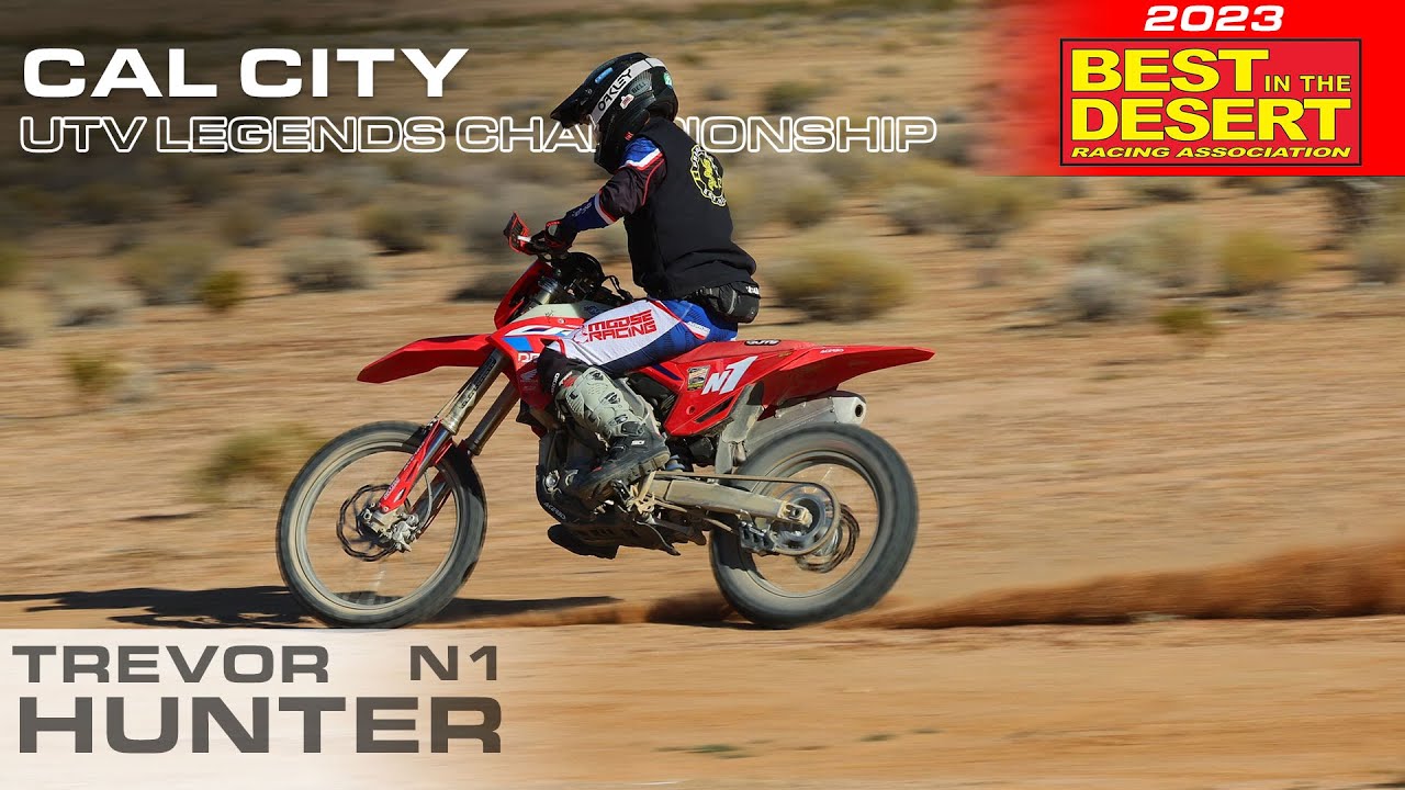 2023 BITD Cal City Desert Race // Open Pro Motorcycle // Trevor Hunter ...