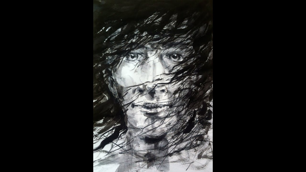 Monochrome Speed painting - How to draw a imaginative and realistic ...