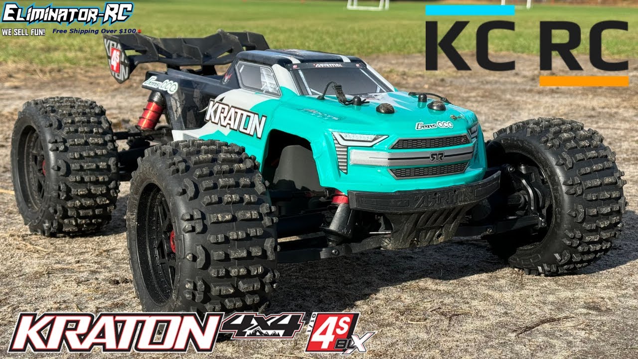 Arrma Kraton 4s V2 Bash! (KCRC Upgrades) - YouTube